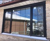 China 6+12A+6 MM Insulating Glass For Casement Windows With Black White Color Aluminum Frame for sale