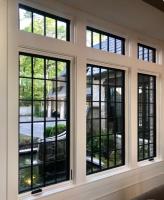 China PVC UPVC Aluminum Casement Windows Glass With Energy-Efficient For Apartment House for sale