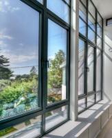 China PVC UPVC Aluminum Casement Windows Glass With Energy-Efficient For Apartment House for sale