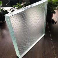 China 8+8+8MM 10+10+10MM Anti-Slip Glass 24mm 26mm 30mm Laminated Glass For Staircases Glass Floor With LED Light Strips for sale