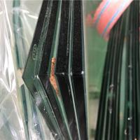 China CE SGCC Flat Curve Safety Tempered Laminated Glass For Front Door Canopies Awnings Roof for sale