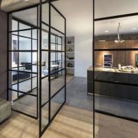 China French Style Aluminum Door Window With Double Pane Glass Windows Grill Design for sale
