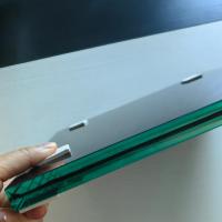China 17.52mm 884 8+1.52mm SGP+8mm VSG ESG Toughened Laminated Glass With SS2205 Spigots For Railings for sale