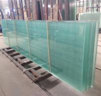 China CE Certified Jumbo Oversized 12mm 15mm 19mm Tempered Glass Panel For Wall Storefronts Partitions Large Windows for sale