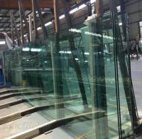 China CE Certified Jumbo Oversized 12mm 15mm 19mm Tempered Glass Panel For Wall Storefronts Partitions Large Windows for sale