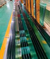 China CE Certified Jumbo Oversized 12mm 15mm 19mm Tempered Glass Panel For Wall Storefronts Partitions Large Windows for sale
