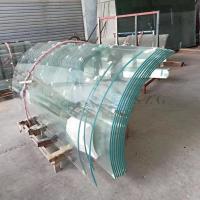 China Curved Glass Staircase Railing Tempered Laminated Glass Stairs Handrail Balustrade Railings for sale