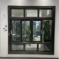 China Thermal Break Aluminum Sliding Window Glass With Soundproof Hurricane Impact Double Glazed for sale