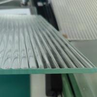 China Custom 6mm 8mm 10mm 12mm Fluted Tempered Glass Decorative Reed Patterned Toughened Glass for sale