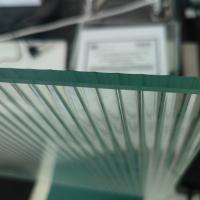 China Custom 6mm 8mm 10mm 12mm Fluted Tempered Glass Decorative Reed Patterned Toughened Glass for sale