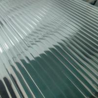 China Custom 6mm 8mm 10mm 12mm Fluted Tempered Glass Decorative Reed Patterned Toughened Glass for sale