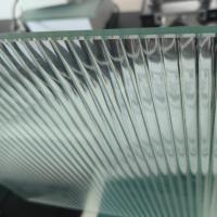 China Custom 6mm 8mm 10mm 12mm Fluted Tempered Glass Decorative Reed Patterned Toughened Glass for sale