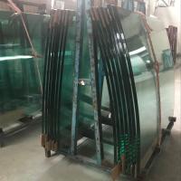 China 3mm-19mm Toughened Curved Insulated Glass Partition Walls - Custom Hot Bending Glass in 3600mm×12000mm Maximum Size for sale