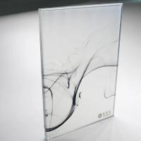 China Custom Decorative Glass 5mm-15mm with Landscape Painting for Office Buildings - Flat/Curve Design Up to 3300x6000mm for sale