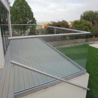 China Aluminum Profile U Channel With Handrail For Glass Railing Balustrade for sale