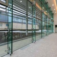 China Custom Super Height Clear Super White Toughened Laminated Glass Fins Wall Facades for sale