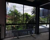 China 8mm Euro Gray Glass Tempered Glass Used For Interior Partition Door And Windows Buidling for sale