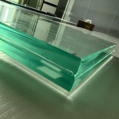 China 12+1.52SGP+12mm 24mm Clear Tempered Laminated Glass Unbreakable Safety Glass for sale
