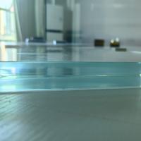 China Super White Extra Clear Low Iron Toughened Laminated Glass For Commercial And Residential Glass for sale