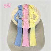 China Custom Y2K Velvet Zip Up Hoodie & Flare Pants Loungewear Set for sale