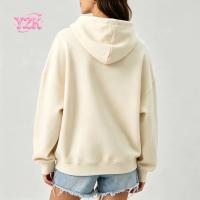 China Custom Women's Oversized Applique Pullover Fleece Hoodie for sale