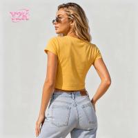 China Custom Women's Tiger Graphic Cropped Baby T Shirt for sale