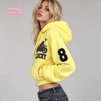 China Custom Unisex Varsity Applique Oversized Full Zip Hoodie for sale