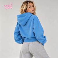 China Custom Women Chenille Applique Oversized Pullover Hoodie for sale
