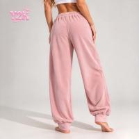 China Women's Terry Towel Elastic Waist Relaxed Jogger Lounge Pants for sale