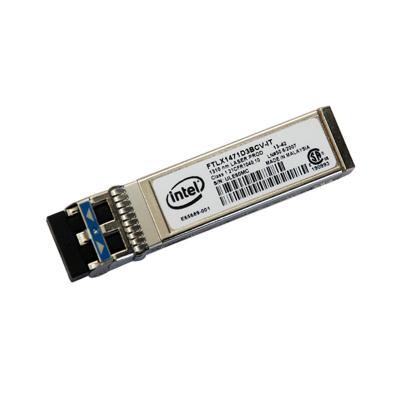 China Intel FTLX1471D3BCV-IT SFP+ 1310nm 10km Single Mode Fiber Transceiver with 1.5W Power Consumption for sale