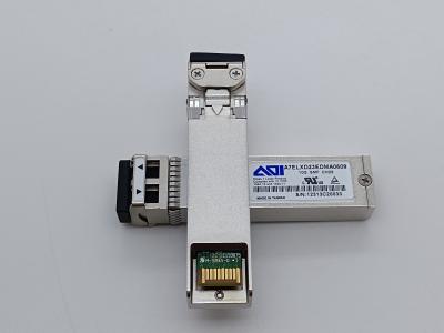China Dual LC 10G SMF 40km Transceiver SFP+ DWDM Original AOI A7ELXD23EDMA0609 for sale