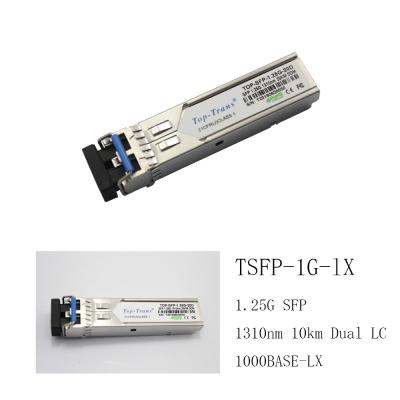 China Arista SFP-1G-LX Compatible Singlemode SFP Transceiver 1310nm 10km SMF Dual LC for sale