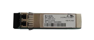 China Brocade 57-1000130-01 10G-SFPP-USR FC SFP+ Transceiver 10G  850nm 100m Duplex LC MMF Optical Module for sale