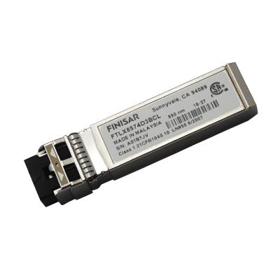 China Original Finisar FTLX8574D3BCL 10G SFP+ 850nm MMF 10G SR SW 400m SFP+ Optical Transceiver for sale