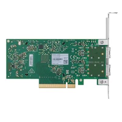 China Mellanox MCX512A-ADAT ConnectX-5 Dual 25GbE SFP28 PCIe 4.0 X8 Adapter Card High Performance Fiber Optic Adapter for Low Fiber for sale