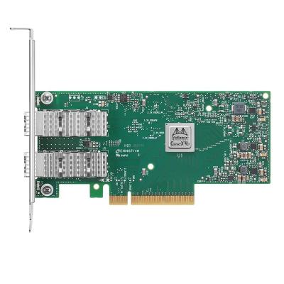 China Mellanox ConnectX-6 25GbE Dual-Port SFP28 PCIe 4.0 X 8 MCX631102AN-ADAT Adapter Card with Tall Bracket Network Genre Product for sale