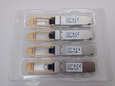 China Finisar FTLC9555WEPM 100G QSFP28 Fiber Optic Transceiver 100M MMF CPRI 100Gb Ethernet Wired LAN Hot Pluggable Port DC 5V for sale