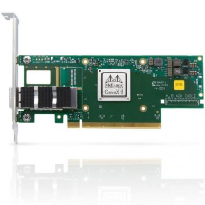 China Mellanox MCX653105A-EFAT Connect X-6 VPI Adapter PCIe HDR100 EDR IB and 100GbE Single-Port QSFP56 Ethernet Network Card in Stock for sale
