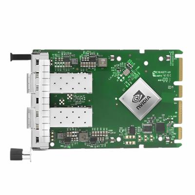 China Mellanox MCX623436AN-CDAB Dual Port 100GbE Ethernet Network Card for Server Data Centers PCIe Wired Internal Fiber Optic for sale