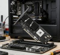 China Original NVIDIA ConnectX‑8 C8220 SuperNIC 200GbE/400GbE NDR200 InfiniBand PCIe 6.0 QSFP112 for sale