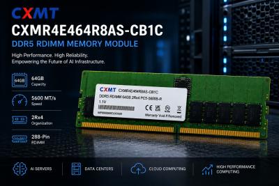 China CXMT CXMR4E464R8AS-CB1C 64GB DDR5-5600 RDIMM Memory for AI Server Data Center for sale