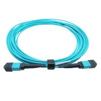 China Data Center 40G/100G MTP Fiber Patch Cable OM3 Multimode with US Conec Connectors for High-Density Applications for sale