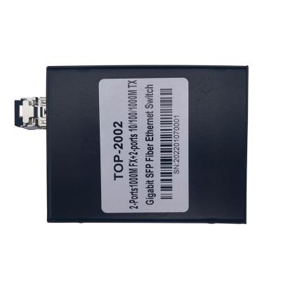 China Topstar 1000M Gigabit Ethernet Media Converter with 1 SFP & 1 RJ45 Port, 20km Single-Mode Fiber Transmission for sale