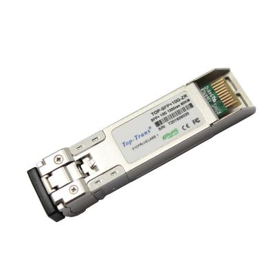 China 10G Base-ZR SFP+ Optical Module 100Km SMF with 1550nm EML Transmitter and <1.5W Power Consumption for sale