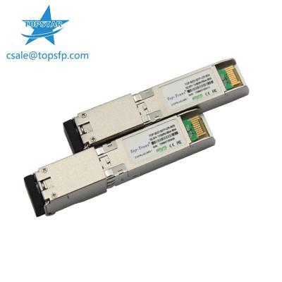China 10 Gb/S BIDI SMF 80KM DDM Fibre Optical Module With LC Connector for sale