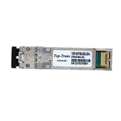 China SFP28 Transceiver Module 25GBASE-SR 850nm 100M MMF for Enterprise 25 Gigabit LAN with 3.3V Power for sale