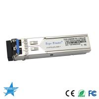 China Toptrans CWDM SFP Optical Transceiver 1.25G 40km Single Mode Fiber LC Connector Module for sale
