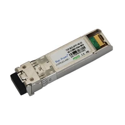 China 10Gb/S 60km BIDI Optical Transceiver Sfp Duplex LC Connector for sale