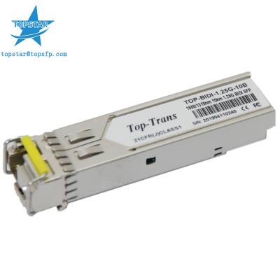 China 10Km 1.25G SFP Transceiver 1550nm/1310nm MultiMode Fiber Module with 3.3V Power Supply for sale