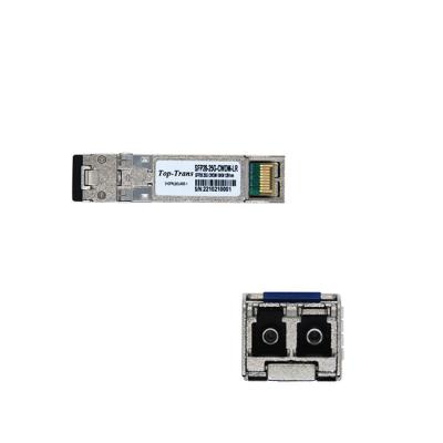 China TCM-SFP28-LR-XX 25G CWDM SFP28 Transceiver 1270-1370nm 10KM Single Mode Fiber for 5G Wireless for sale